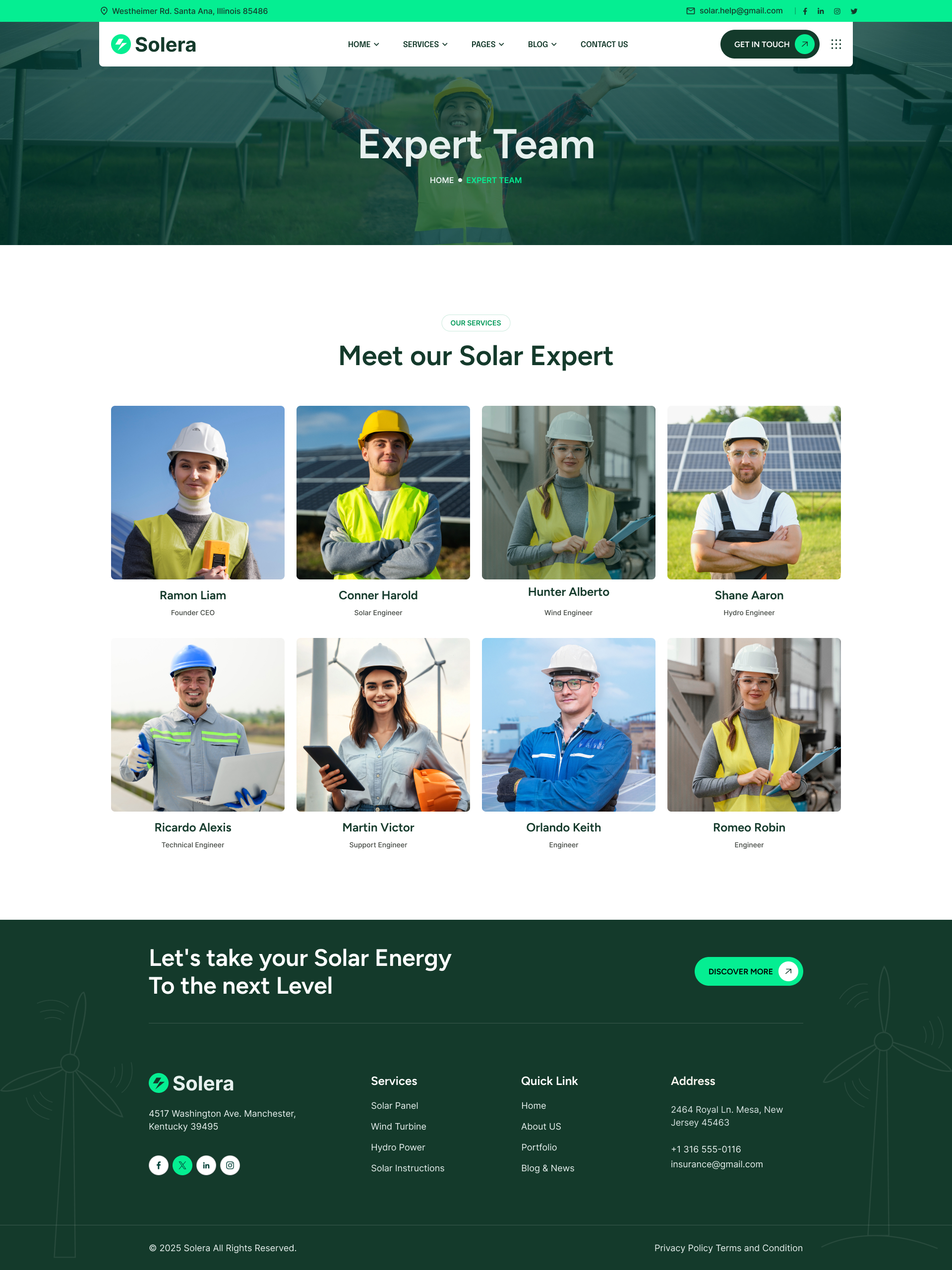 Solera - Solar Energy & Hydro Power Figma Template by GeeksLab_Themes