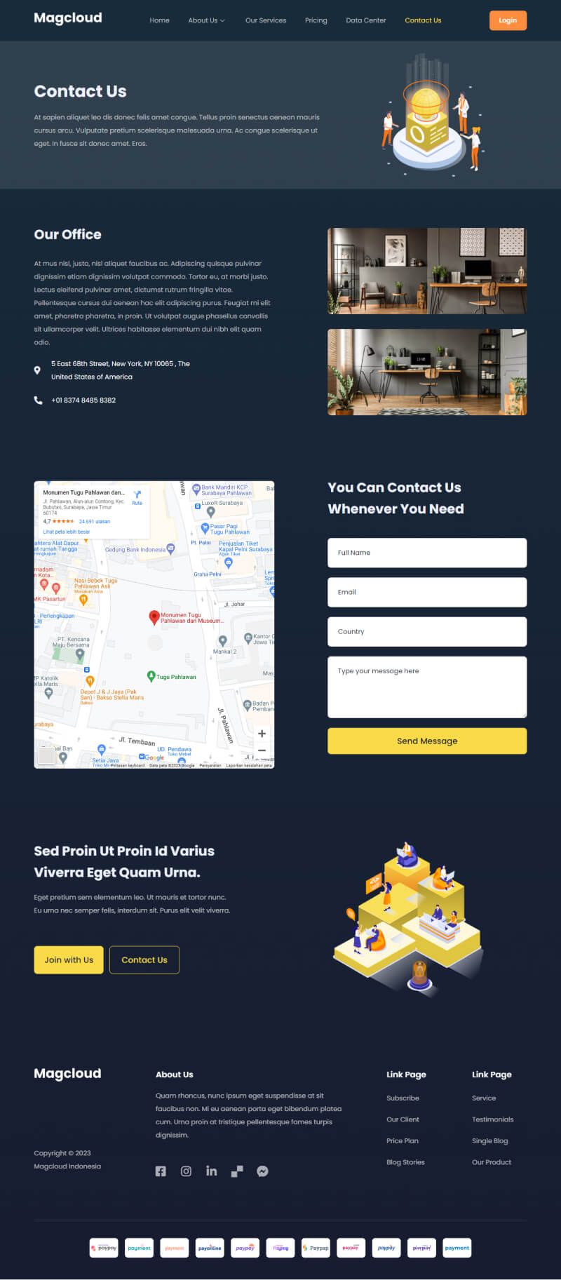 Magcloud - Hosting Domain Elementor Template Kit by Din-Studio ...