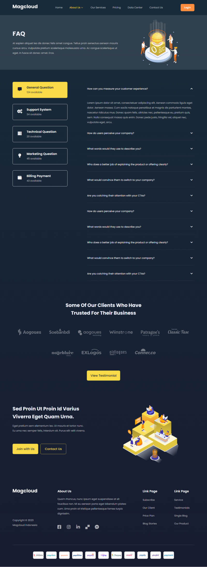 Magcloud - Hosting Domain Elementor Template Kit by Din-Studio ...