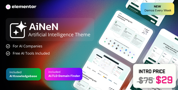AiNeN – AI Agent & Automation WordPress Theme by modeltheme | ThemeForest