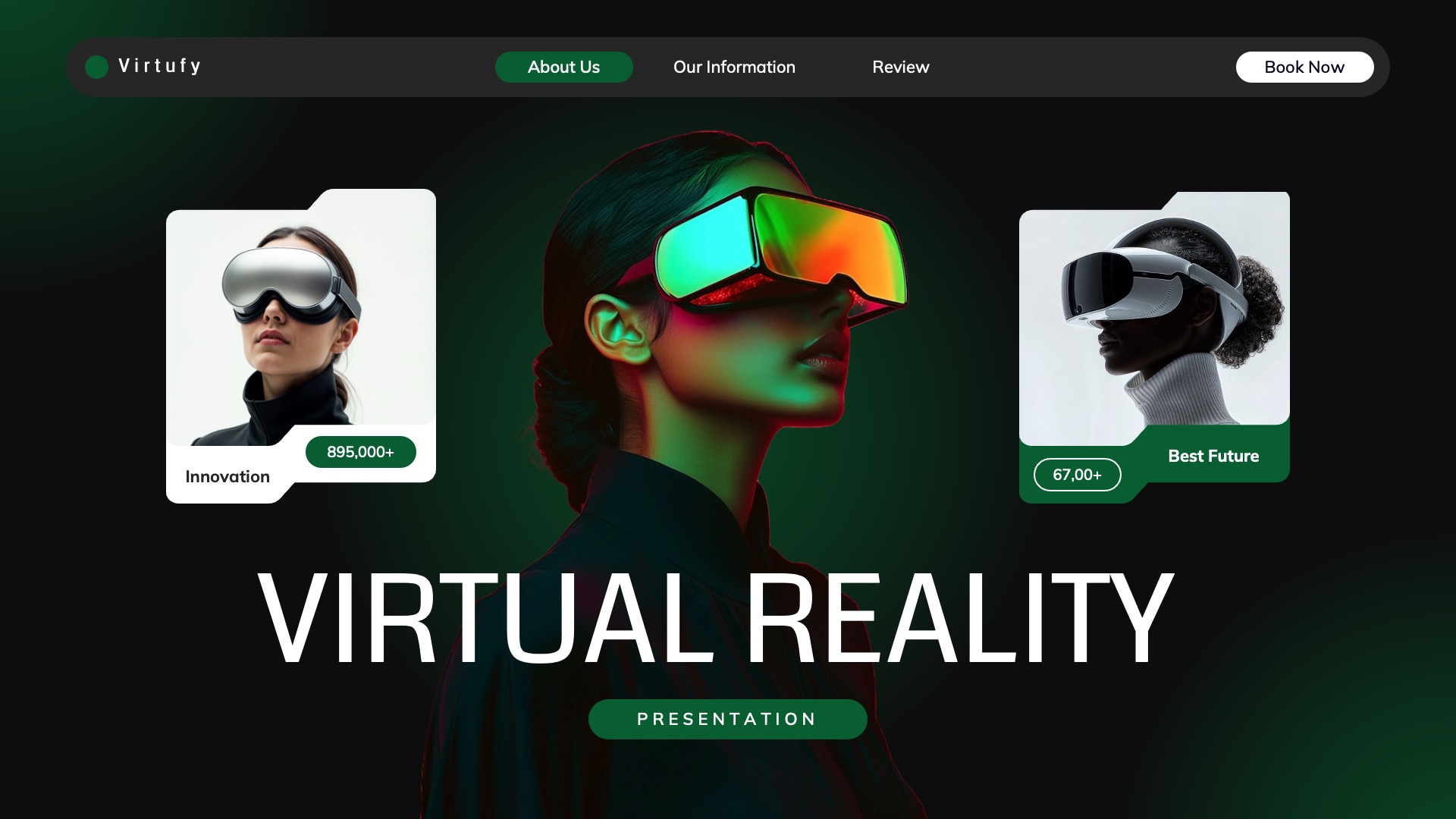 Virtual Reality Powerpoint Template, Presentation Templates | GraphicRiver