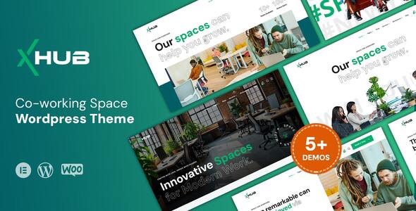 xHub - Modern Co-Working Space WordPress Theme by xpertpoin8 | ThemeForest