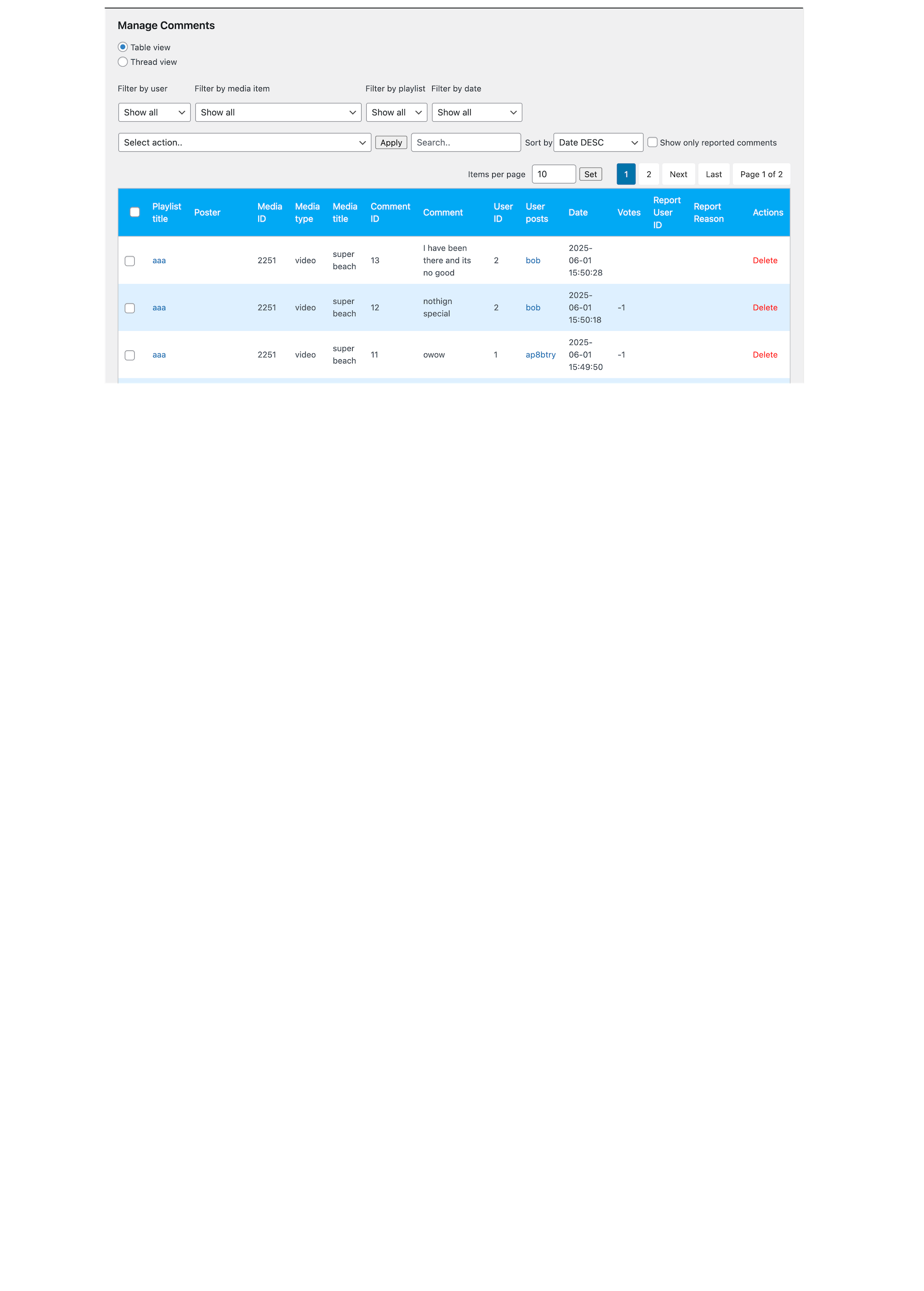 Modern Video Player User AddOn by Tean | CodeCanyon