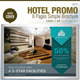 Hotel Promo 8 Pages Simple Brochure, Print Templates | GraphicRiver