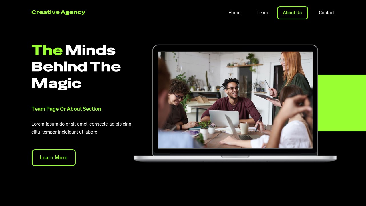 Creative Agency Presentation Template, Presentation Templates ...