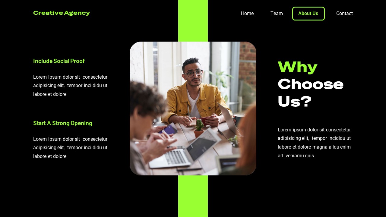 Creative Agency Presentation Template, Presentation Templates ...