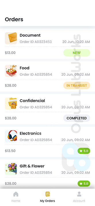 2 Apps | Courier Service App UI | Parcel & Logistics App UI | Delivery ...
