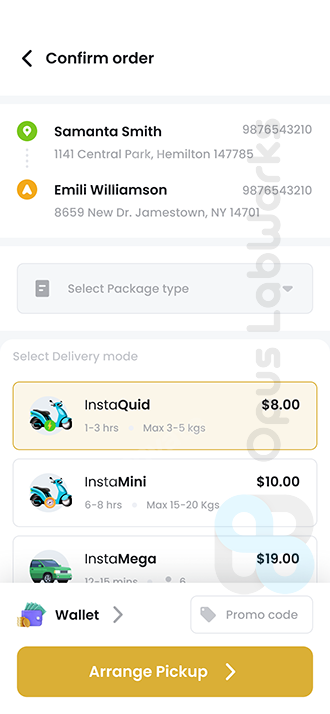 2 Apps | Courier Service App UI | Parcel & Logistics App UI | Delivery ...