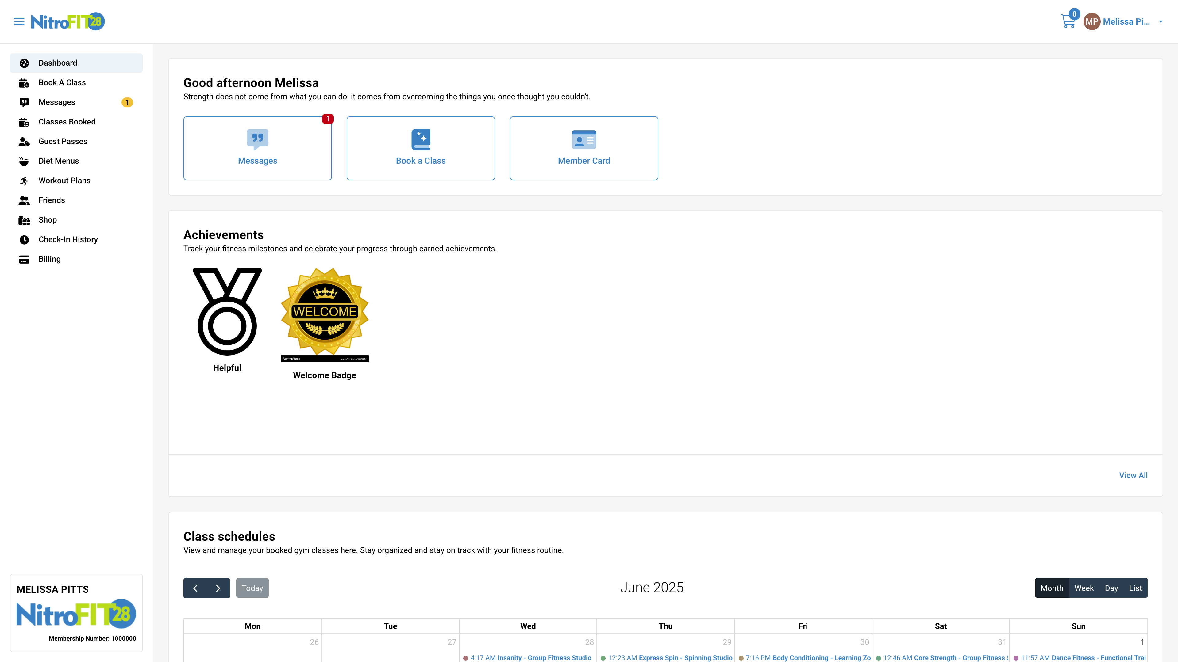 NitroFIT28 | Fitness & Gym Management System Achievement Addon by coderstm