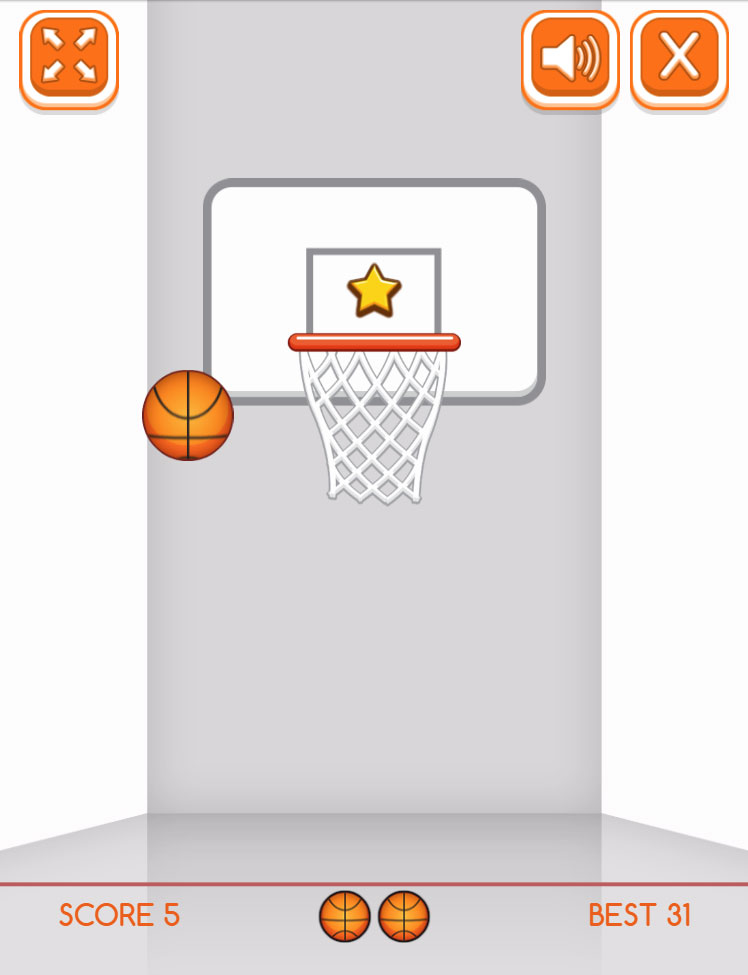 Swipe Basketball - HTML5 Sport Game by codethislab | CodeCanyon