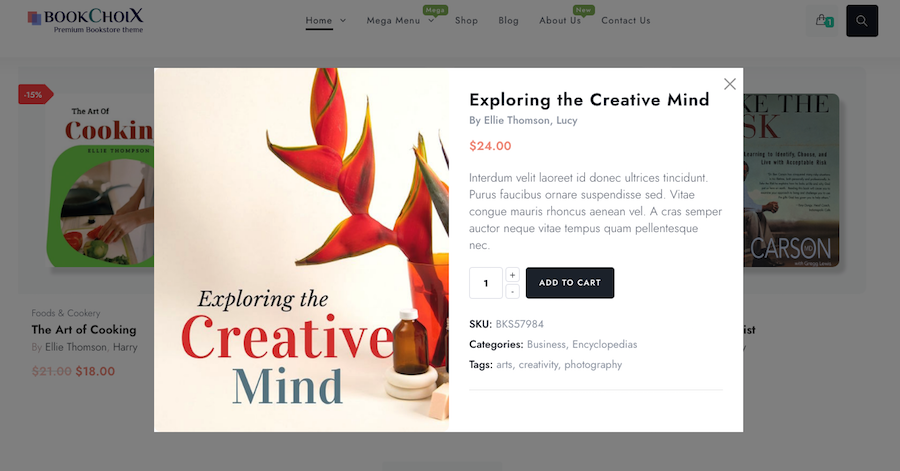 Choix - Bookstore Elementor WooCommerce WordPress Theme by acmee | ThemeForest