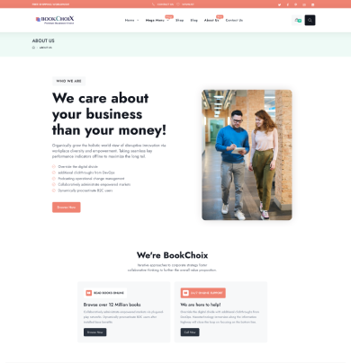 Choix - Bookstore Elementor WooCommerce WordPress Theme by acmee | ThemeForest