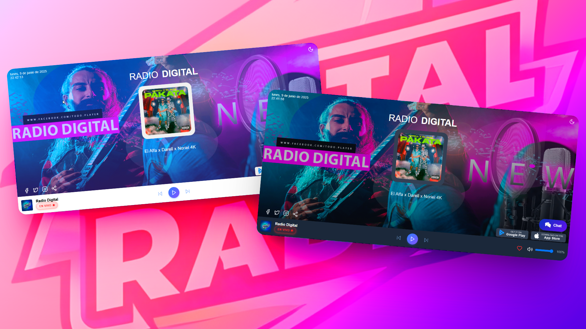Radio Digital - Todo Player HTML5 ShoutCast, Icecast by TodoPlayer