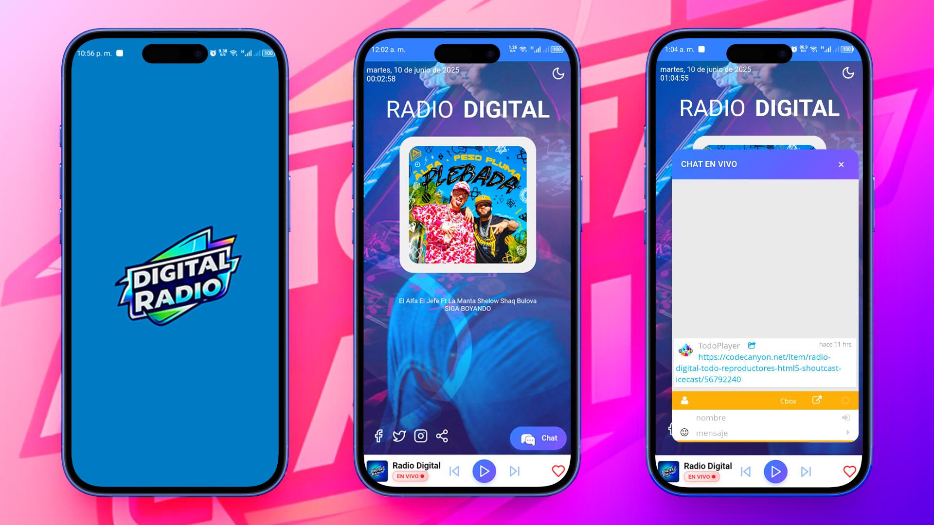 Radio Digital - Todo Player HTML5 ShoutCast, Icecast by TodoPlayer