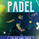 Padel Tournament Flyer, Print Templates | GraphicRiver