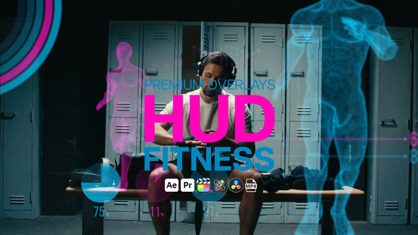 Premium Overlays HUD Fitness, After Effects Project Files | VideoHive