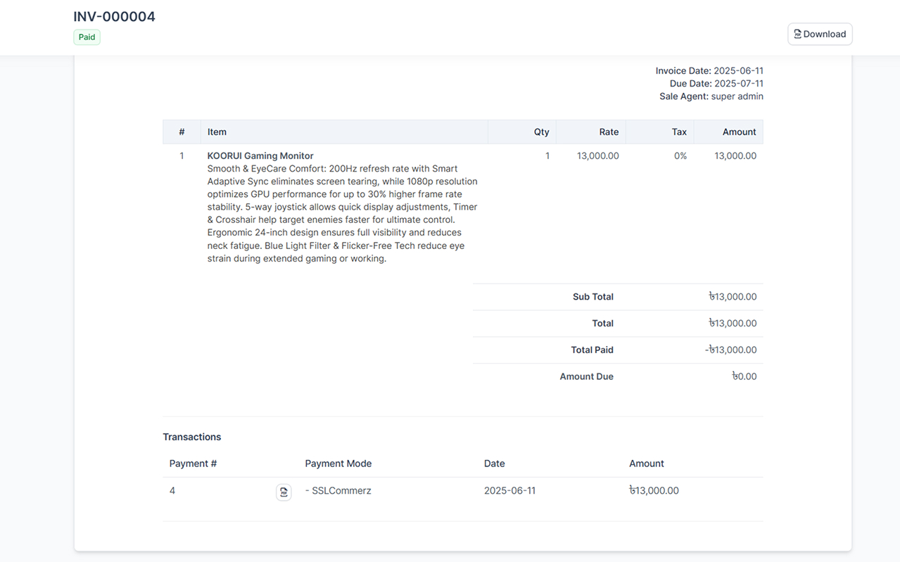 SSLCommerz Payment Gateway for Perfex CRM by Bottal | CodeCanyon