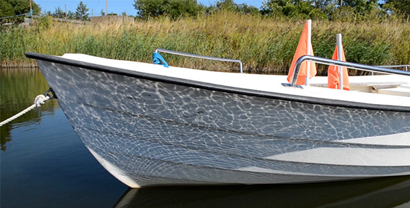 Water Ripple Reflection on Boat, Stock Footage | VideoHive