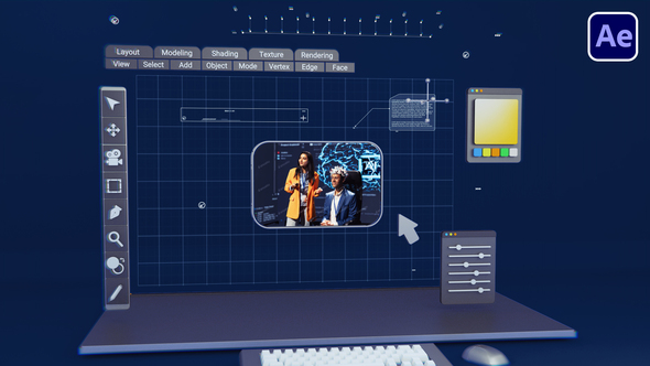 3D Designer Logo, After Effects Project Files | VideoHive