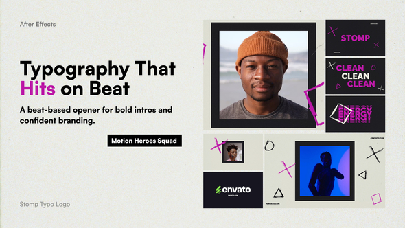 Stomp Typo Logo, After Effects Project Files | VideoHive