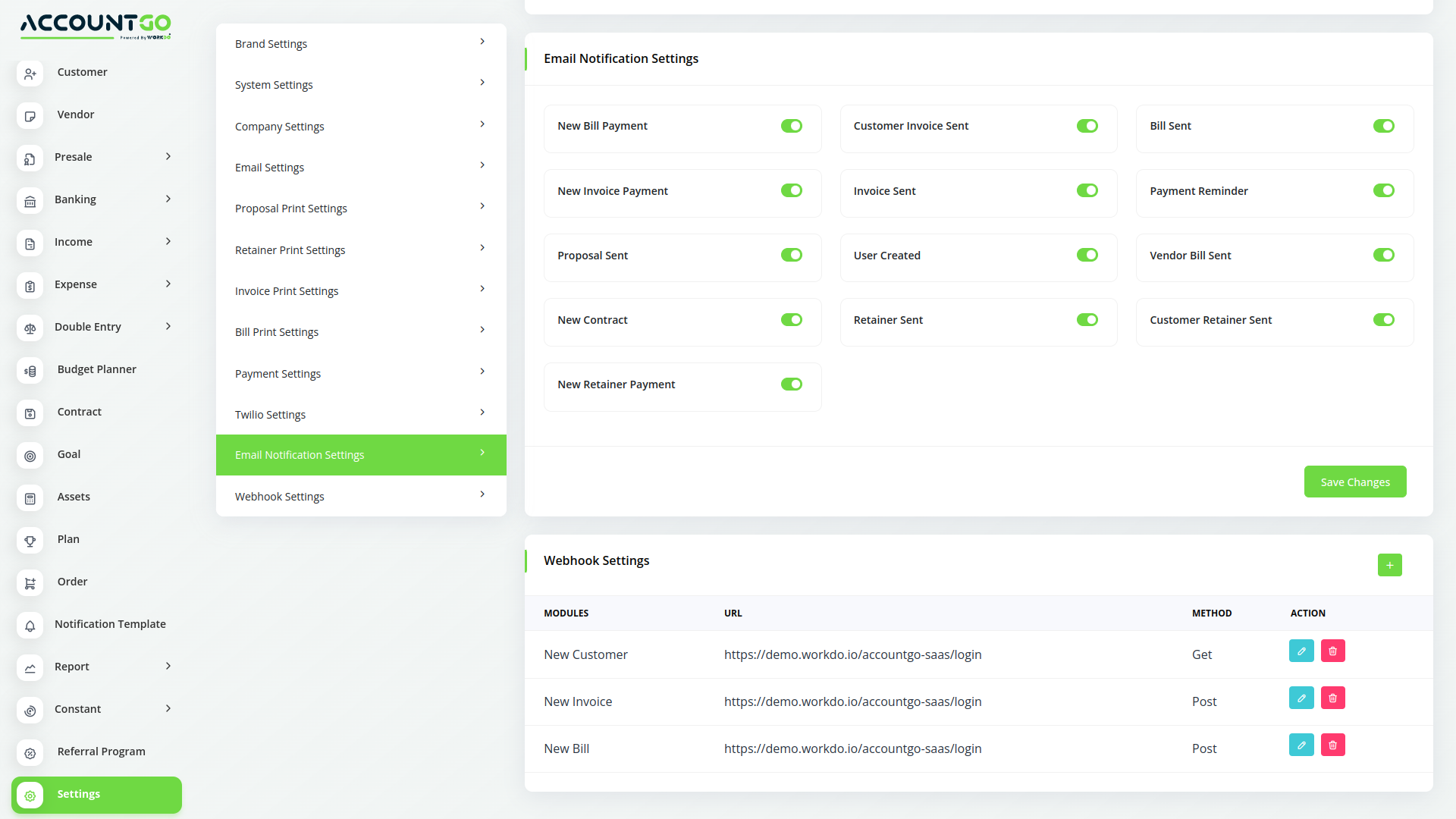 AccountGo SaaS - Accounting and Billing Tool by WorkDo | CodeCanyon
