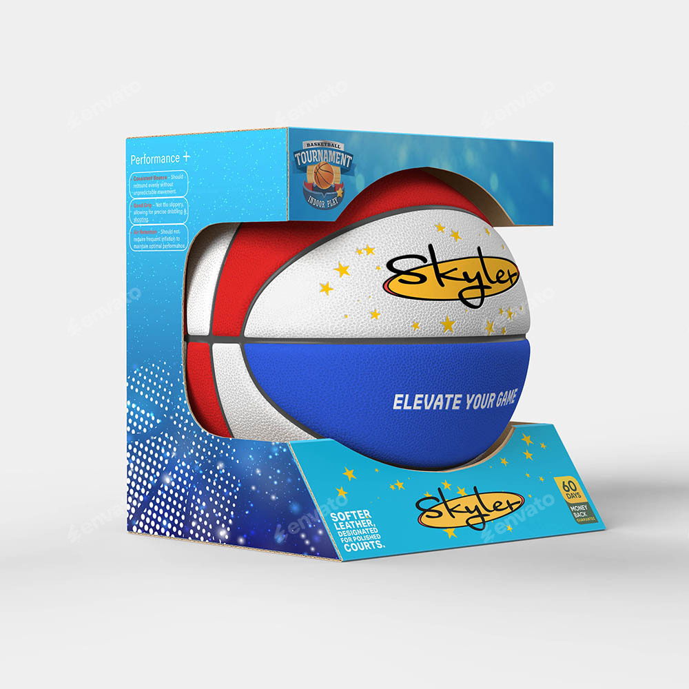 Basketball Packaging Box Mock-Up, Graphics | GraphicRiver