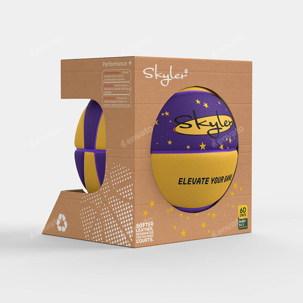 Basketball Packaging Box Mock-Up, Graphics | GraphicRiver