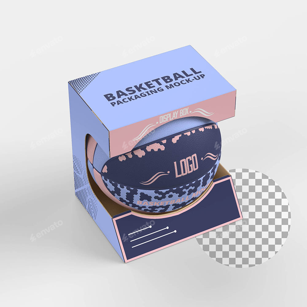 Basketball Packaging Box Mock-Up, Graphics | GraphicRiver