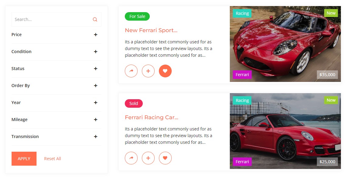 WPCL: WordPress Car Listing Plugin by SinaExtra | CodeCanyon