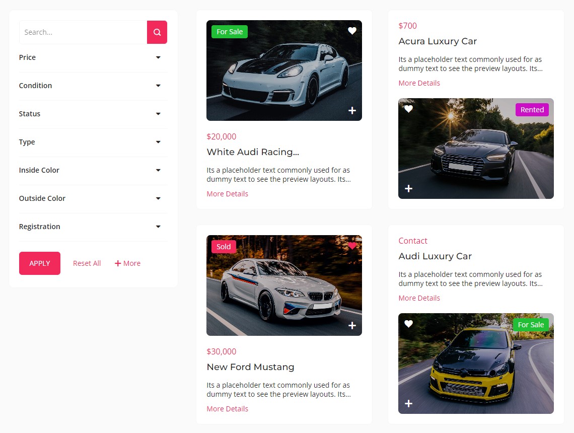 WPCL: WordPress Car Listing Plugin by SinaExtra | CodeCanyon