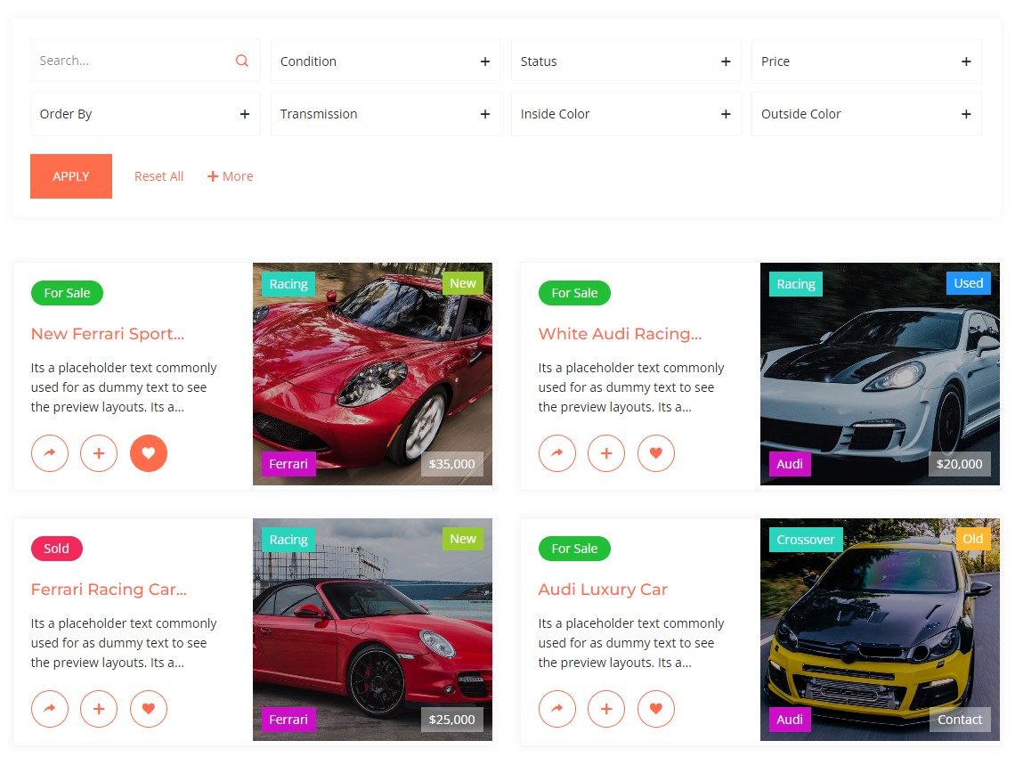 WPCL: WordPress Car Listing Plugin by SinaExtra | CodeCanyon