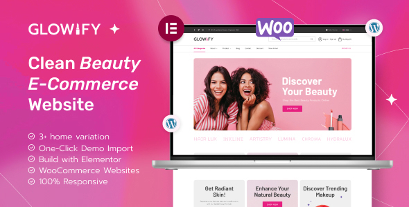 Glowify - Beauty and Cosmetics Shop WordPress Theme by laralink | ThemeForest