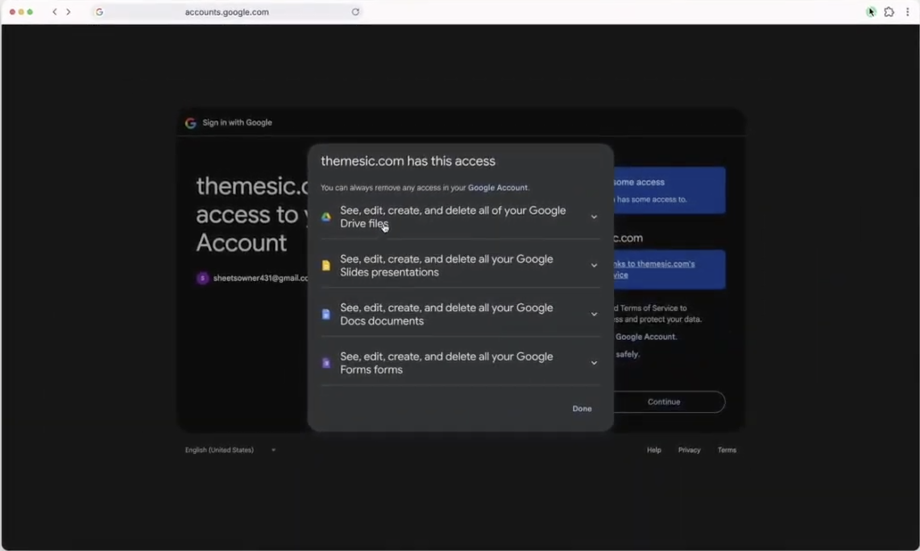 Google Workspace Module for Concord CRM - Google Drive, Sheets, Docs, Forms & Slides by themesic