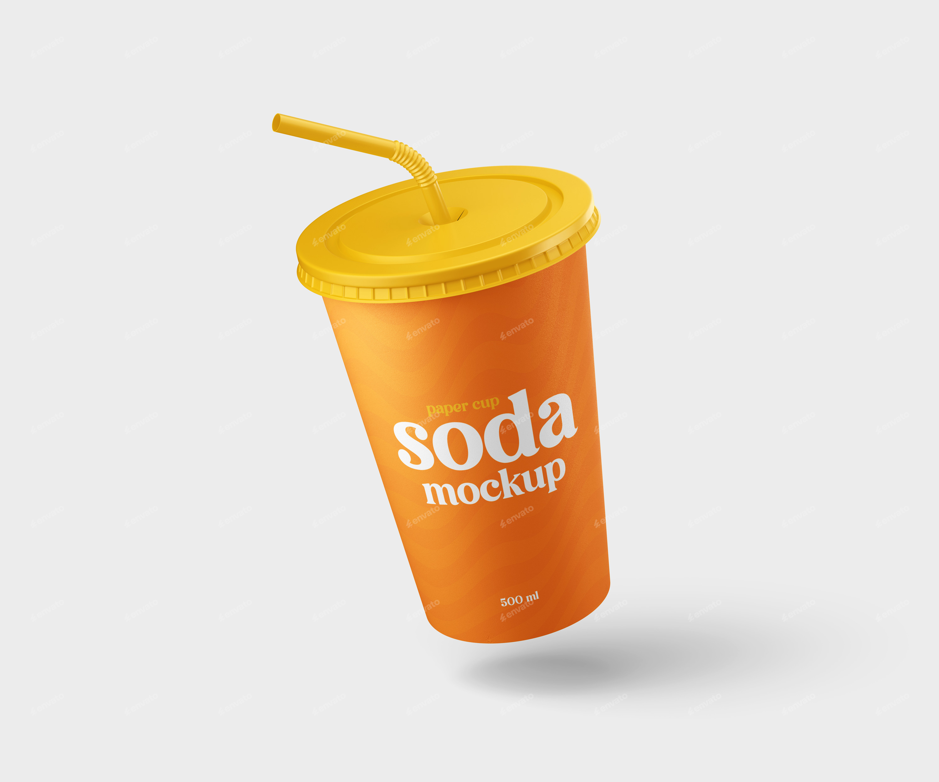 Paper Soda Cup Mockup Set, Graphics | GraphicRiver