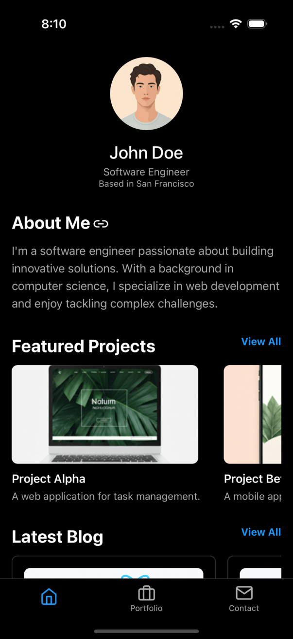 MySpace App - React Native CLI | Expo - Blog & Personal UI Template by ...