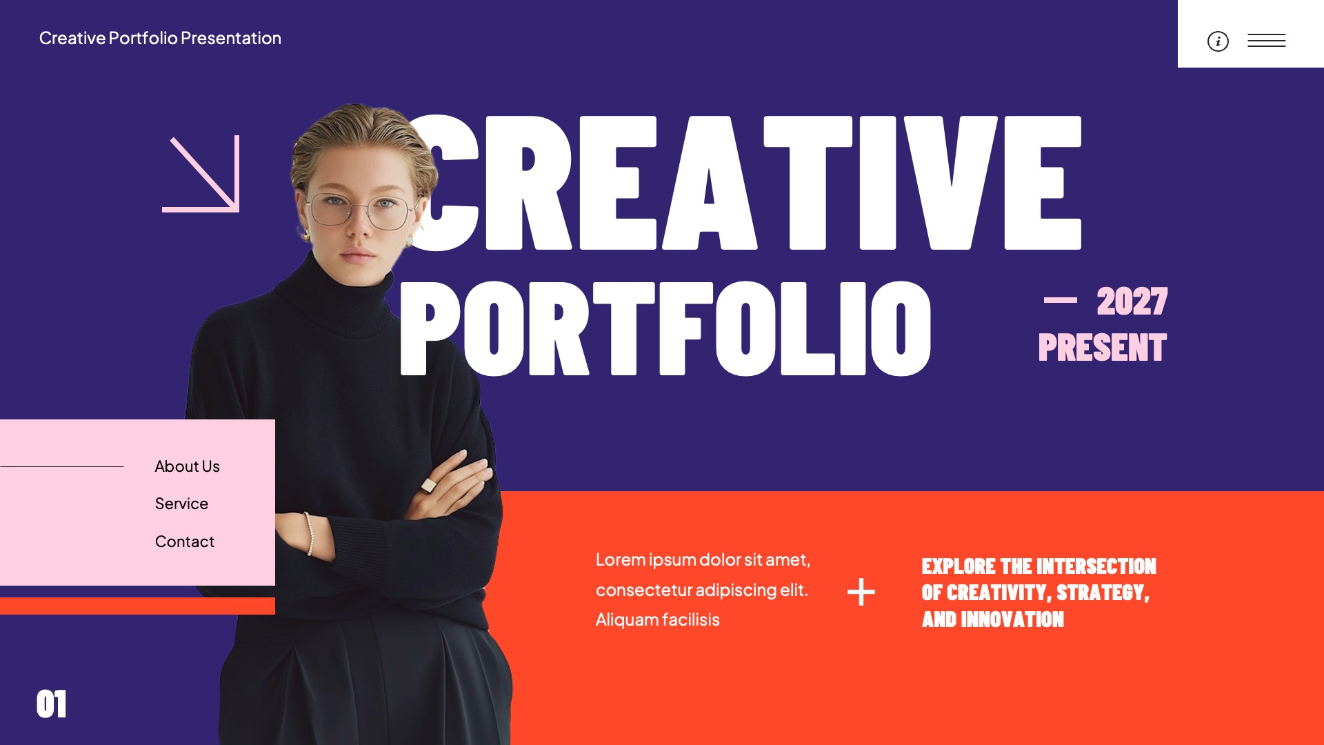 Creative Portfolio Powerpoint Template, Presentation Templates ...