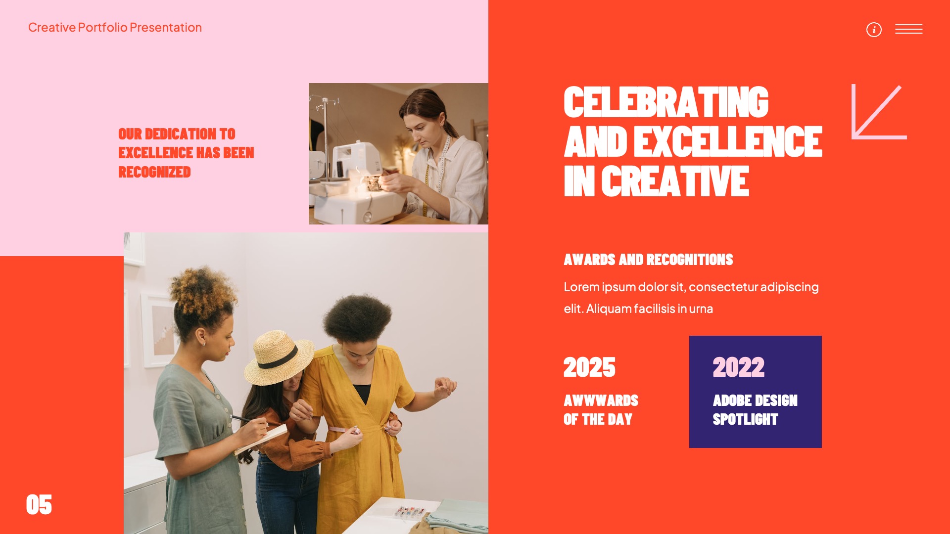 Creative Portfolio Powerpoint Template, Presentation Templates ...