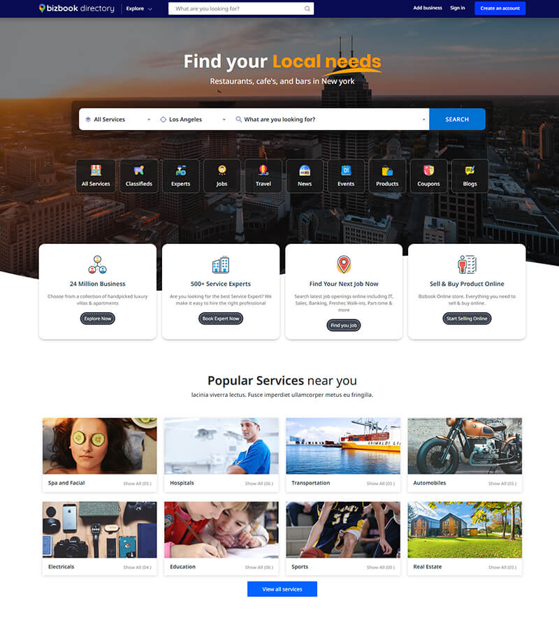BizBook - Directory & Listing by rn53themes | ThemeForest