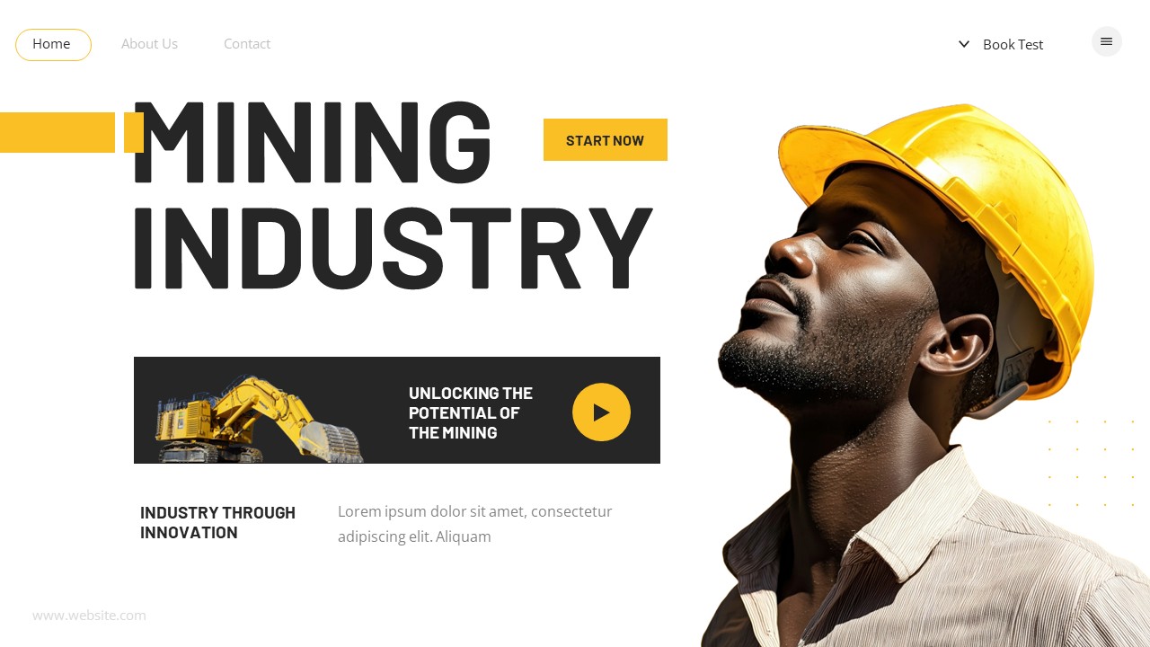 Mining Industry Powerpoint Template, Presentation Templates | GraphicRiver