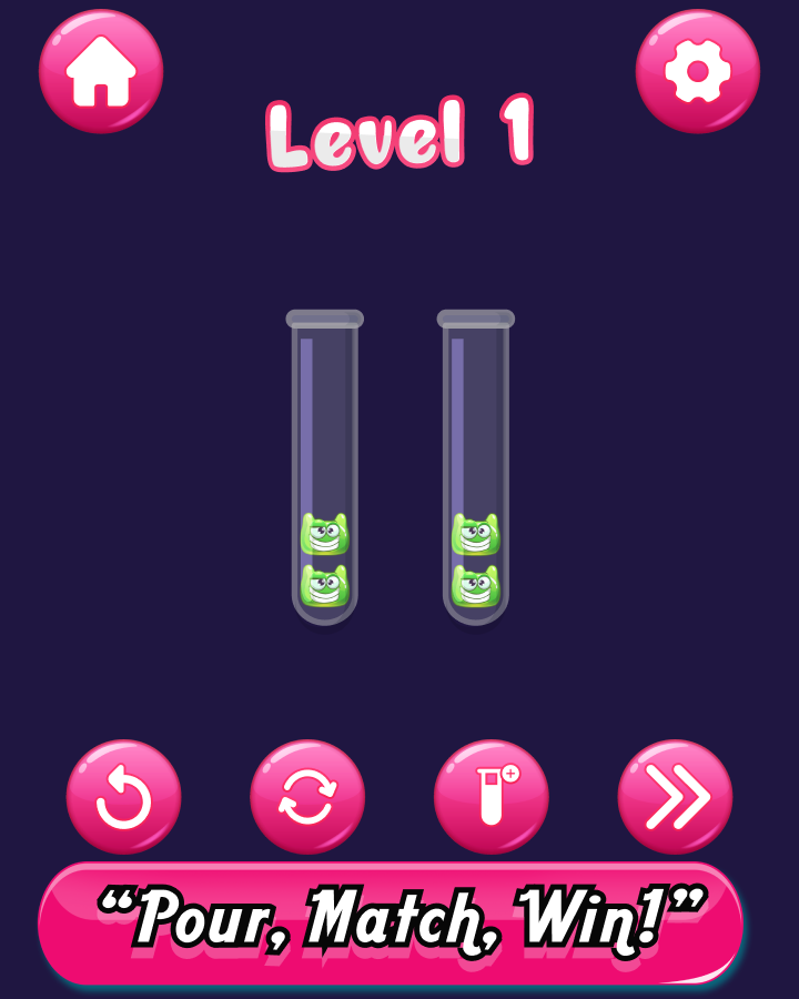 Jelly Sorter Quest – Unity 3D Puzzle Game with Admob Ads by Nimboos_Apps