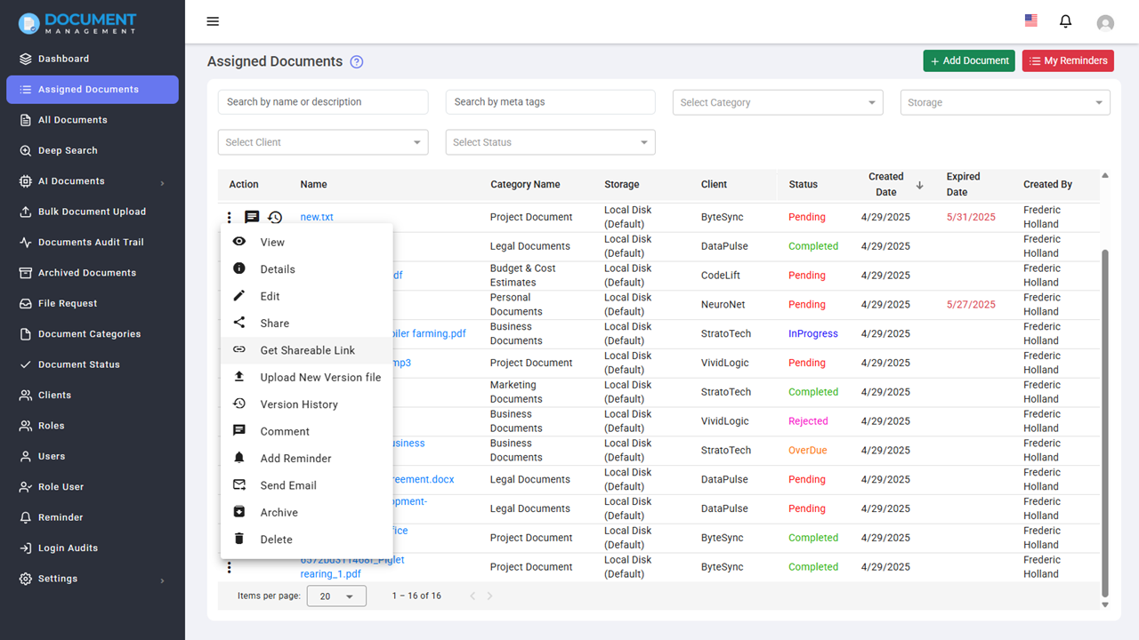 AI-Powered Document Management System by mlglobtechnology | CodeCanyon