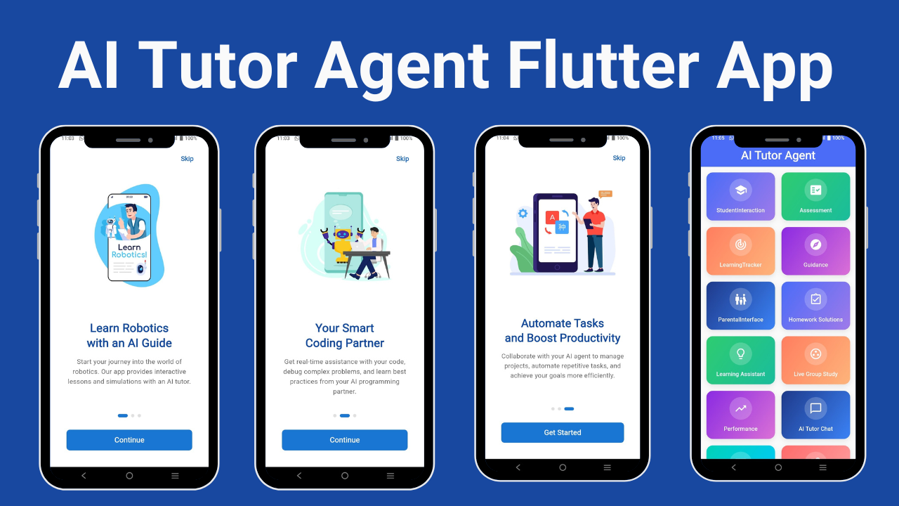 AI Tutor Agent Flutter App | Maths Homework Helper | AI Math Solver App | AI Assistant by ...