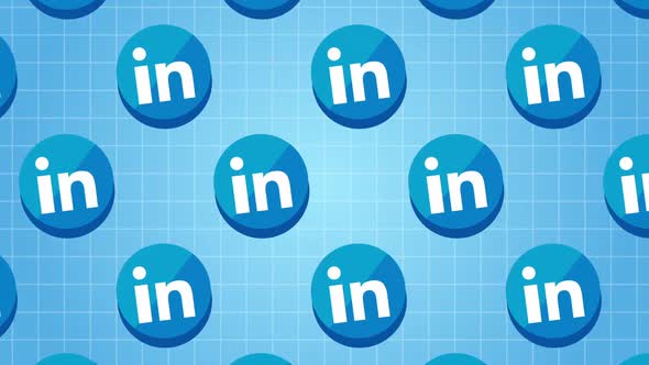 Linkedin Background Animation, Motion Graphics | VideoHive