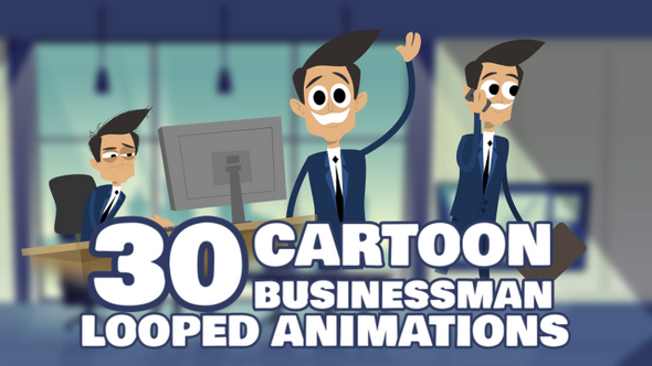 30 Businessman Animations 4K, Motion Graphics | VideoHive