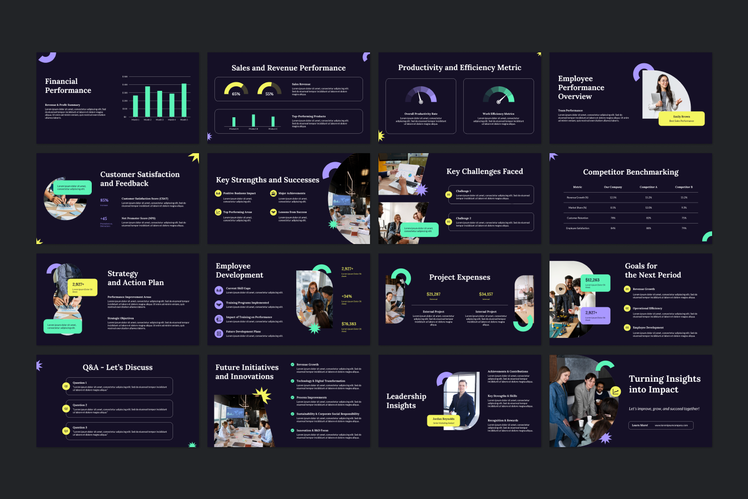 Performance Review, Presentation Templates | GraphicRiver