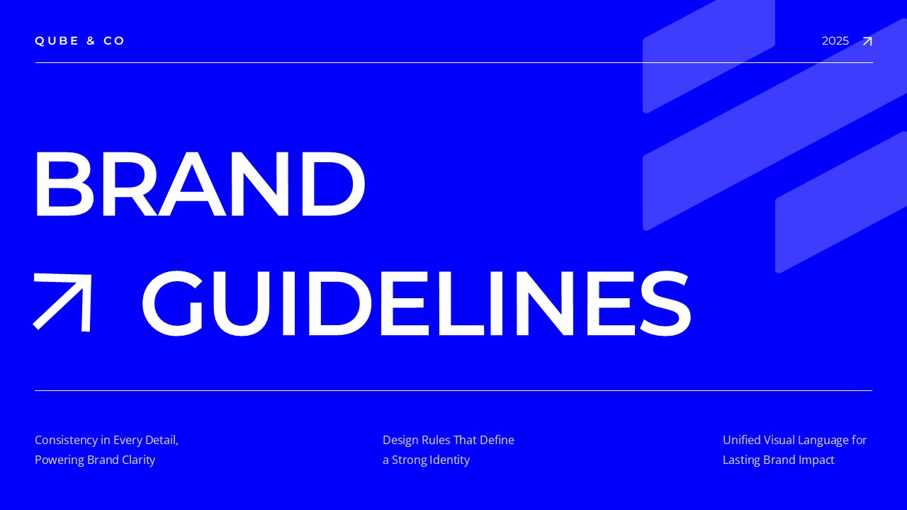 Qube Brand Guidelines Keynote Template, Presentation Templates ...