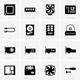 Computer Component Icons, Vectors | GraphicRiver