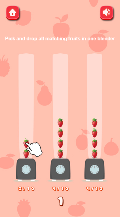 Smoothie Sorting Game – Color Puzzle Game | Construct 3 | HTML5 + Android + iOS by naptechlabsltd