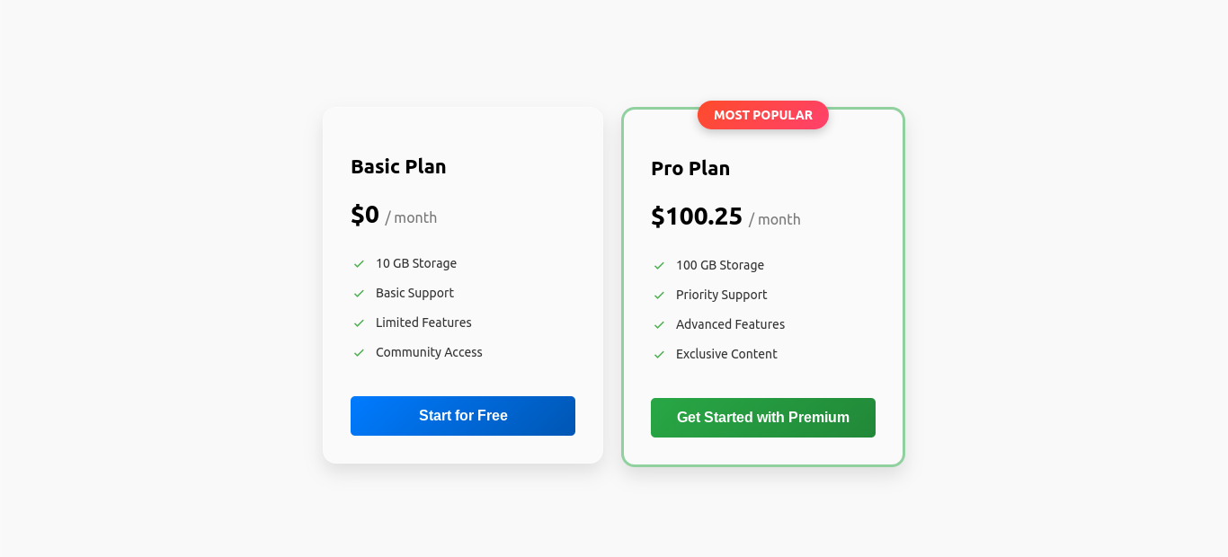 Modern Pricing Tables UI Kit by reemstudio | CodeCanyon
