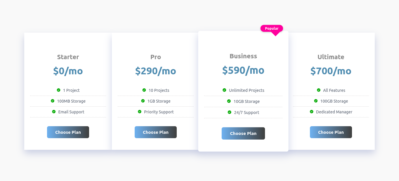 Modern Pricing Tables UI Kit by reemstudio | CodeCanyon